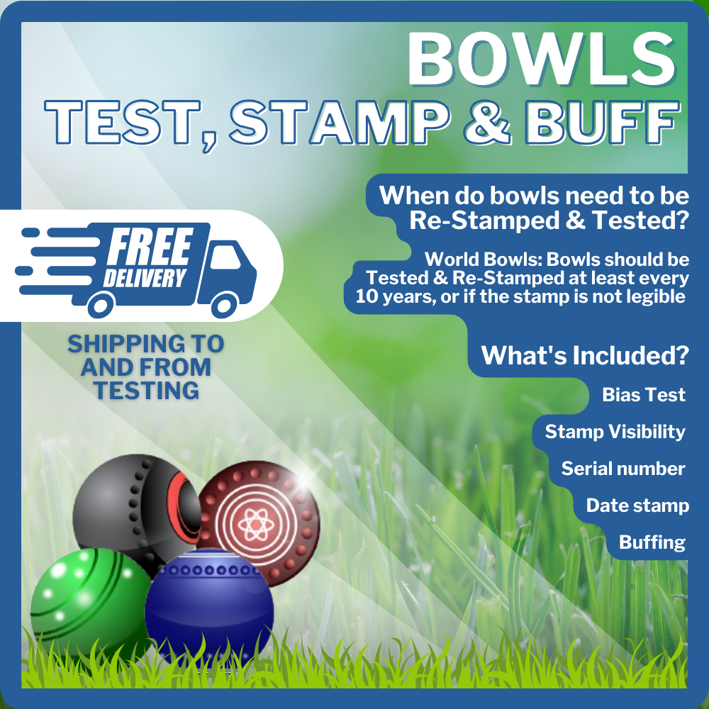 Bowls Test, Stamp & Buff – Game Set & Match